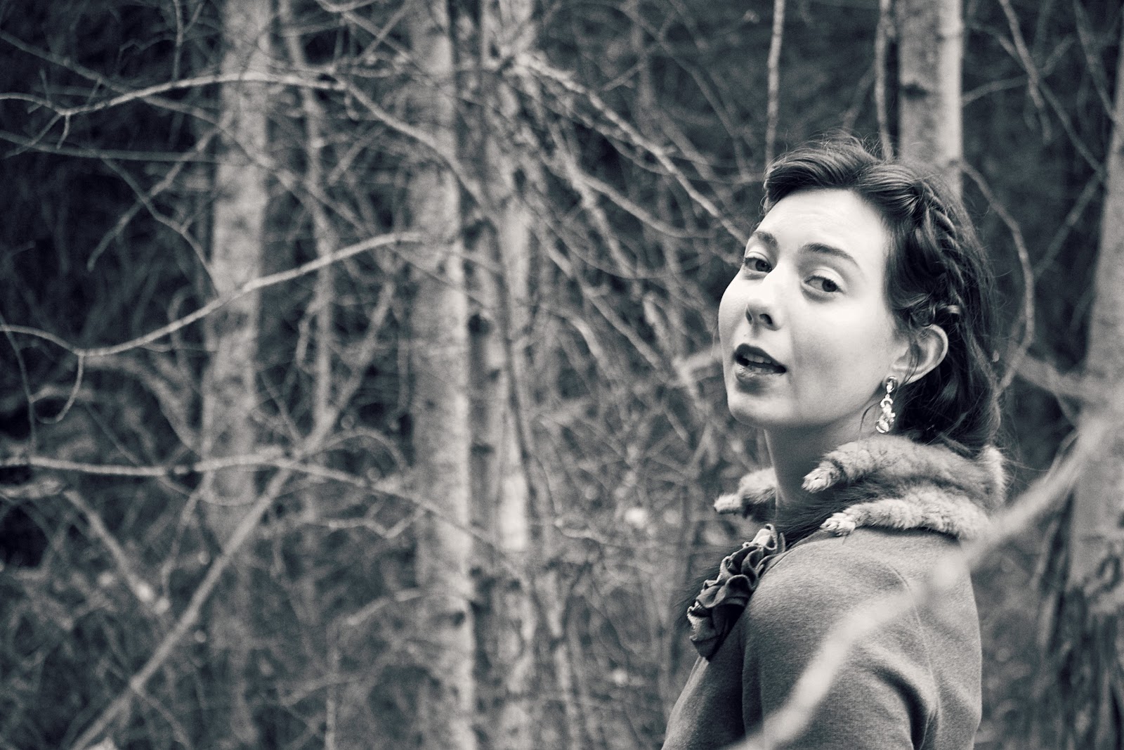 Accordion To Kellie: Outfit | Fur, Plaid, Diamonds.