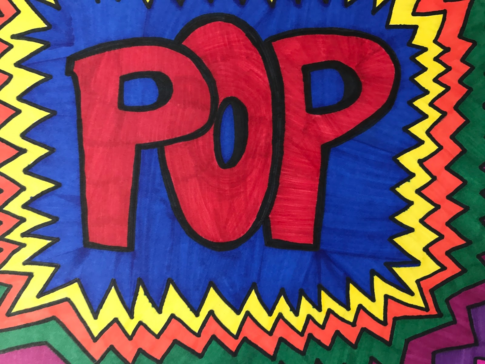 Mrs. Wille's Art Room: 6th grade Onomatopoeia pop art