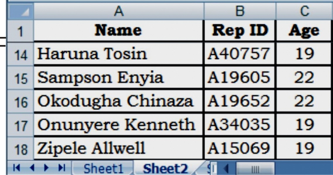 Using MS Excel: Freeze or Lock Rows and Columns
