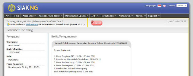 ORDIK FKM UI 2011: SIAK-NG