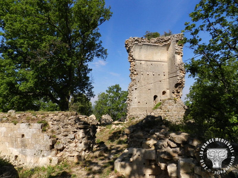 LA FRANCE MEDIEVALE: SABRAN (30) - Château-fort