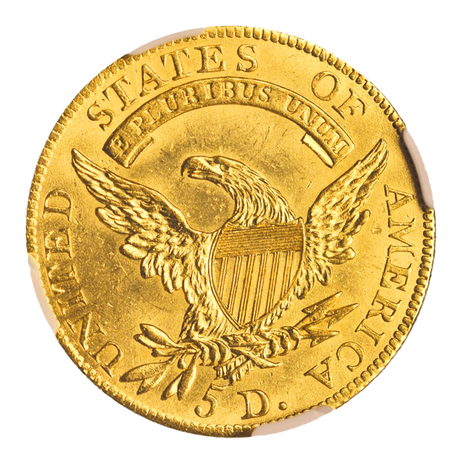 Gold Coins Collection: 1807 Gold Coin Half Eagle Capped bust to Left