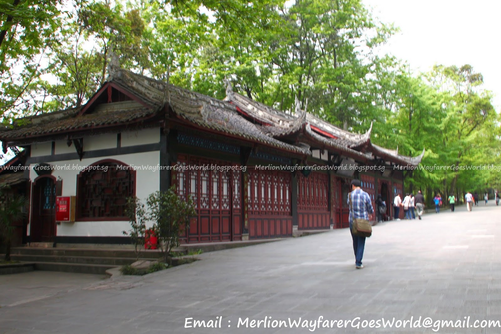 Dujiangyan - Anlan Cable Bridge ~ Merlion Wayfarer Goes World