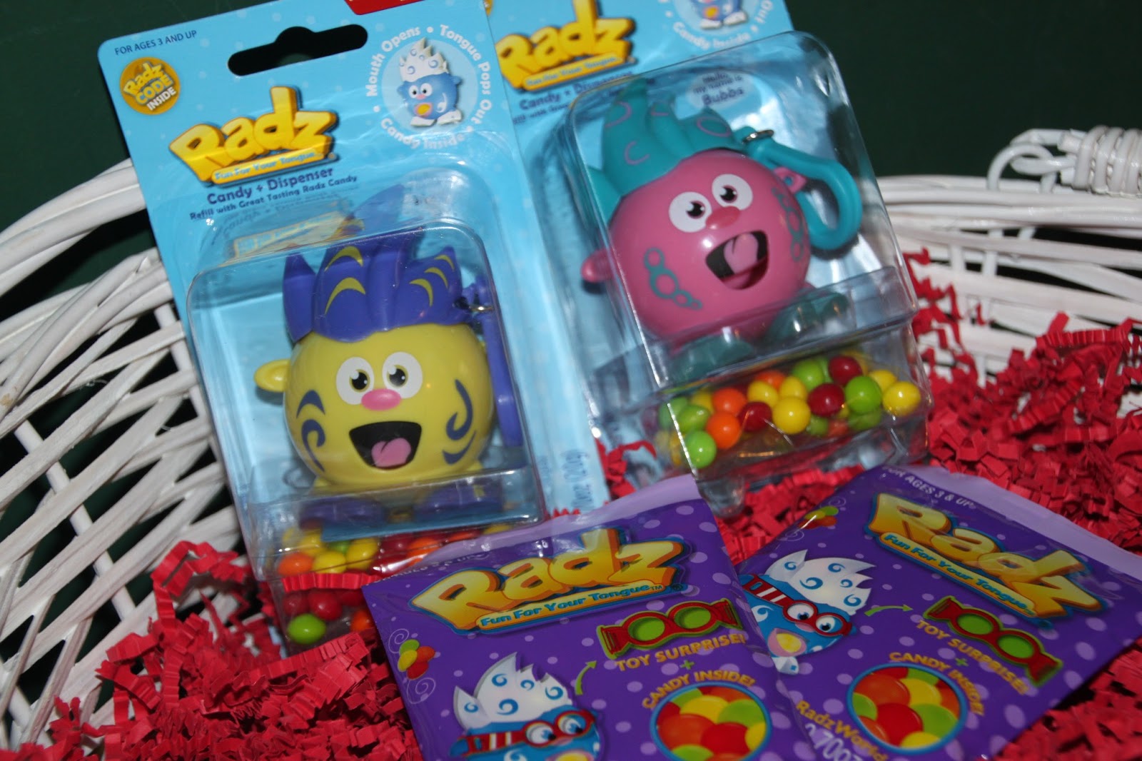 Susan's Disney Family: Radz Candy & Dispenser a fun Easter basket ...