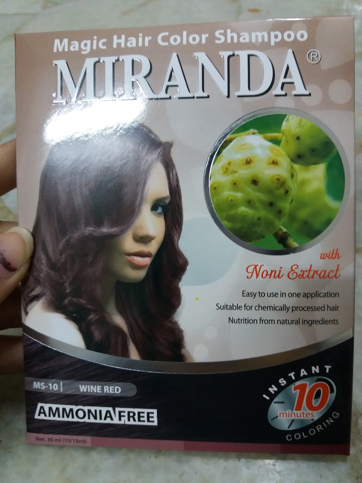 ~christalialie~: Magic Hair Color Shampoo from MIRANDA Review