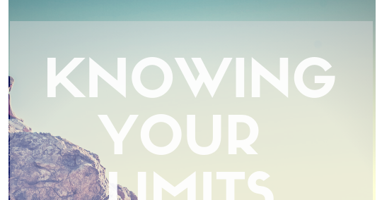 Knowing your Limits: Confessions of a Recovering "Do-it-All"