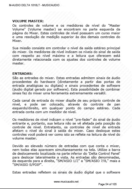 MUSICAUDIO - NOVIDADES E DICAS: MANUAL EM PORTUGUÊS PARA PLACA DE ÁUDIO ...