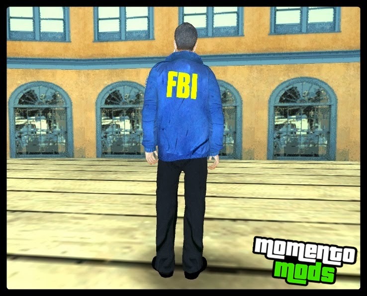 GTA SA - Skin Do Policial FBI HD | Momento Mods - Mods Para GTA, Carros ...