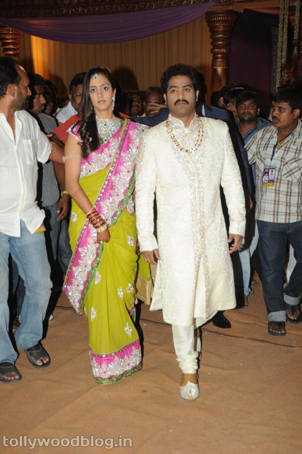 Jr NTR with his WIfe Lakshmi Pranathi