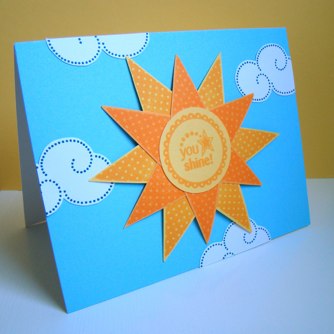 CTMH | Scrapbook Snippets: H2H - Simple Sun Card