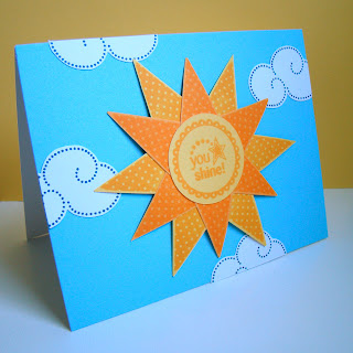 CTMH | Scrapbook Snippets: H2H - Simple Sun Card