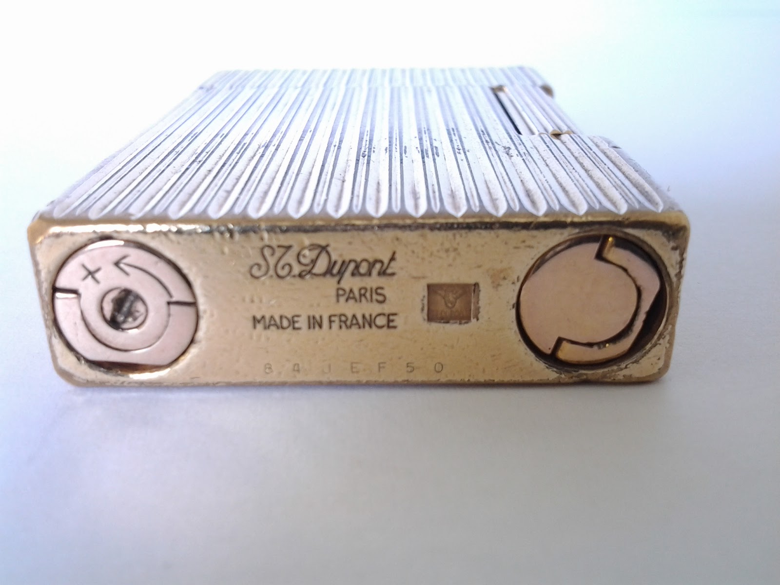 ziq S.T. DUPONT collections: ORIGINAL VINTAGE ST Dupont L2 Gold Plate ...