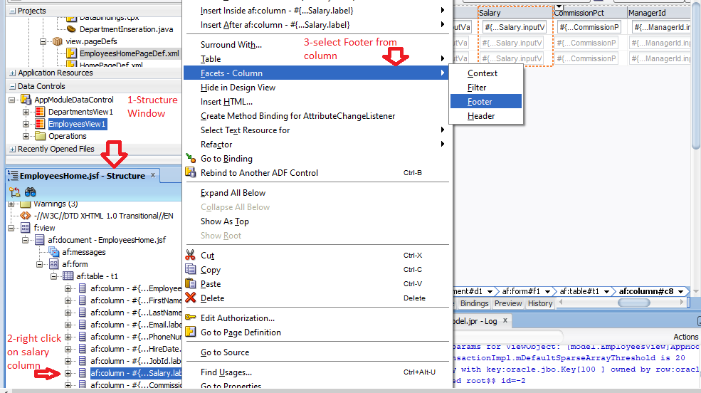 Oracle ADF : Groovy Examples in ADF (column sum using Groovy)