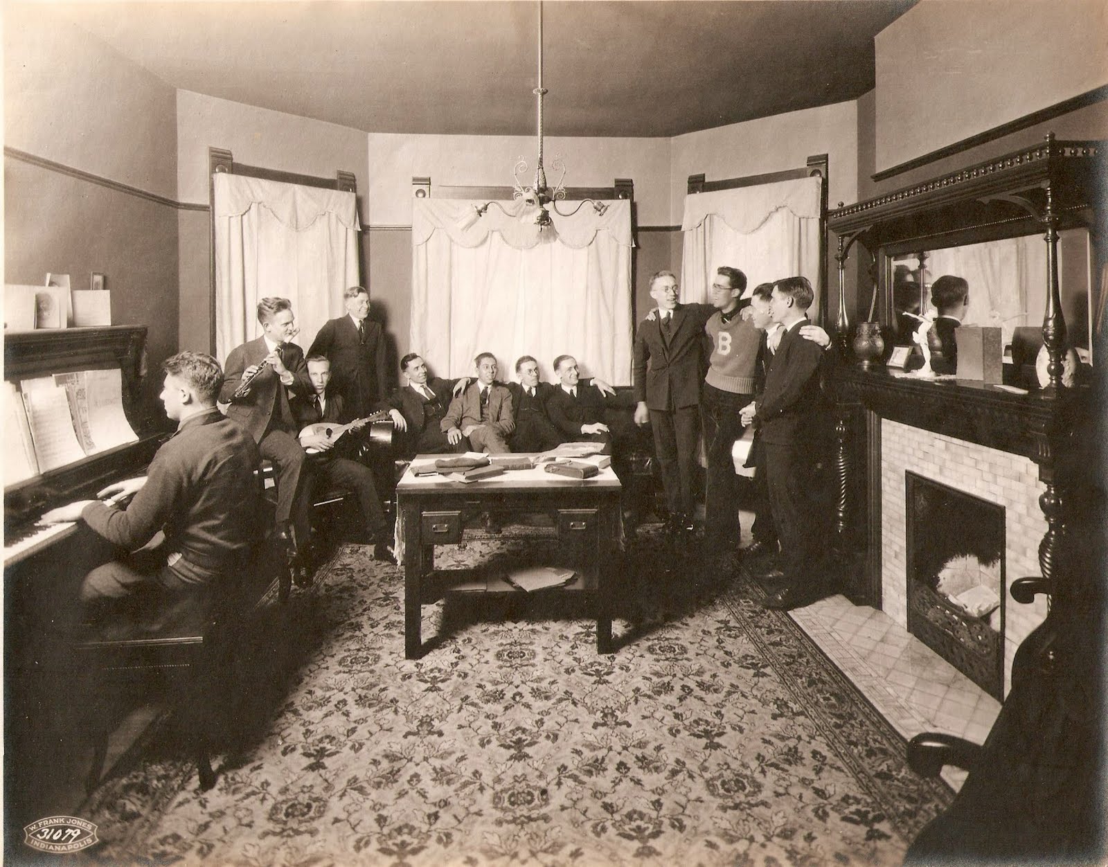 Vintage Irvington Lambda Chi Alpha Fraternity Photos C1921