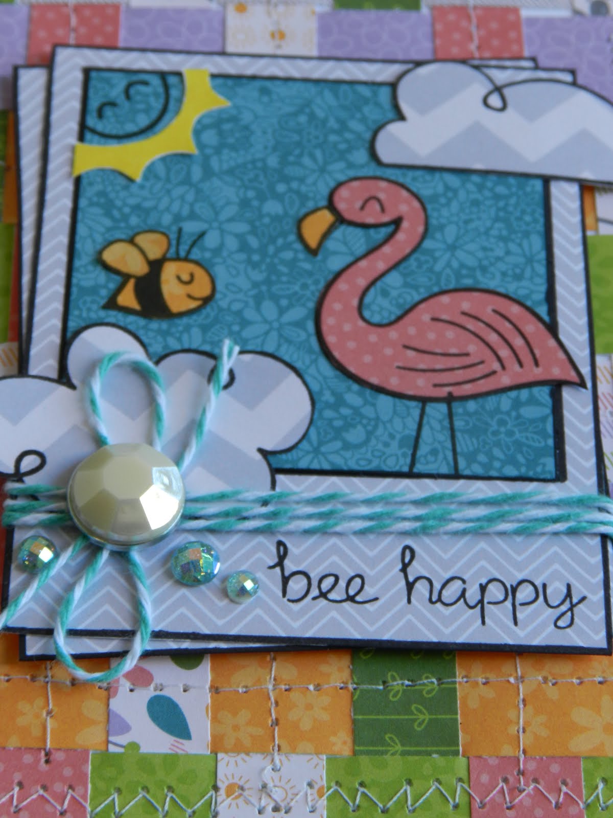 Come on get Scrappy: bee happy - YCU #8 & SSS Bingo Challenges