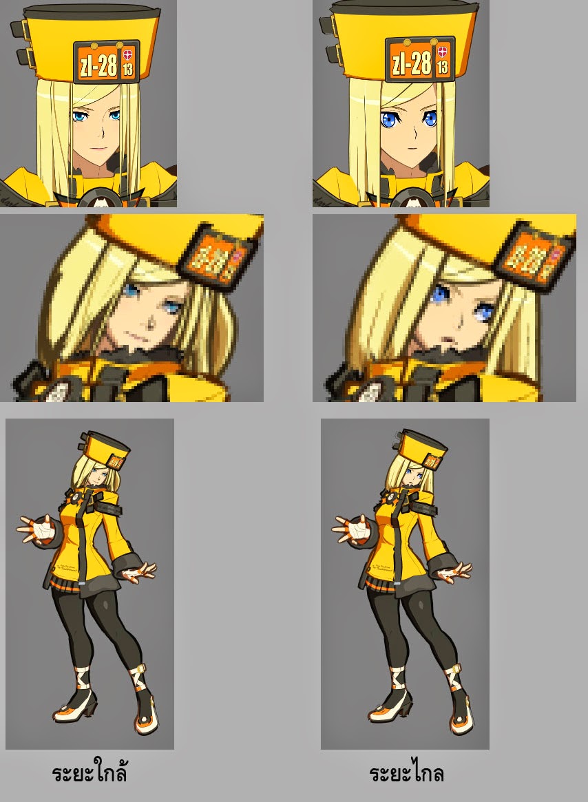 Panupat 3D: Guilty Gear Xrd part 1 - Model, Shading, Lighting