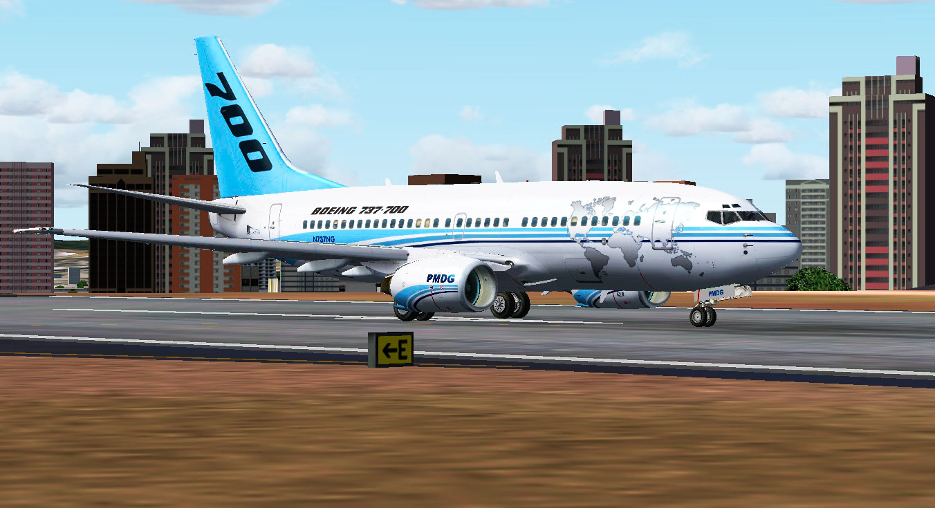 Boeing 737-600/700/800/900 PMDG - FS2004 - Flight Simulator no Ar