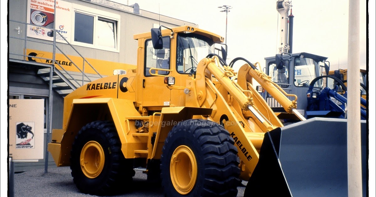 Bagger Galerie Construction Machines: Kaelble SL-18 B Radlader BAUMA 1998