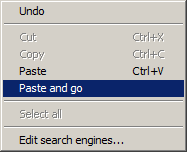 Andreas Grech's Blog: Paste and Go - A Google Chrome extension