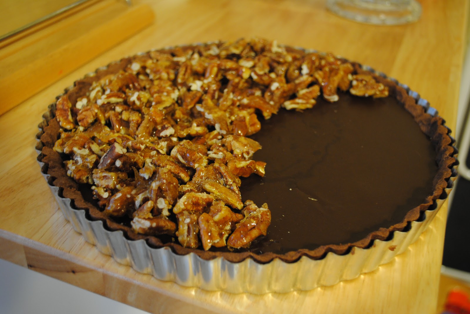 Lindsey Edits: Sea Salt Chocolate and Pecan Tart
