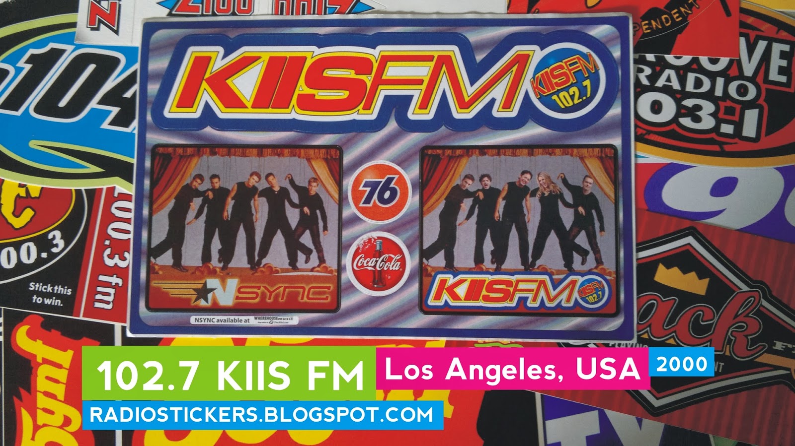 RADIO station stickers... and more!: 102.7 KIIS FM, Los Angeles (1980s ...