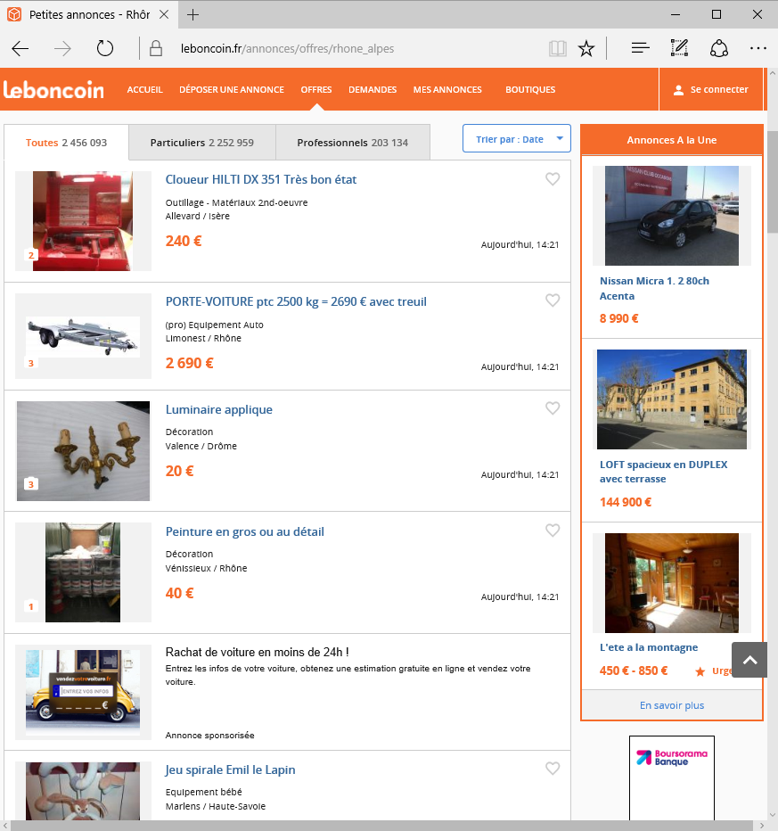 Annonces LeBonCoin