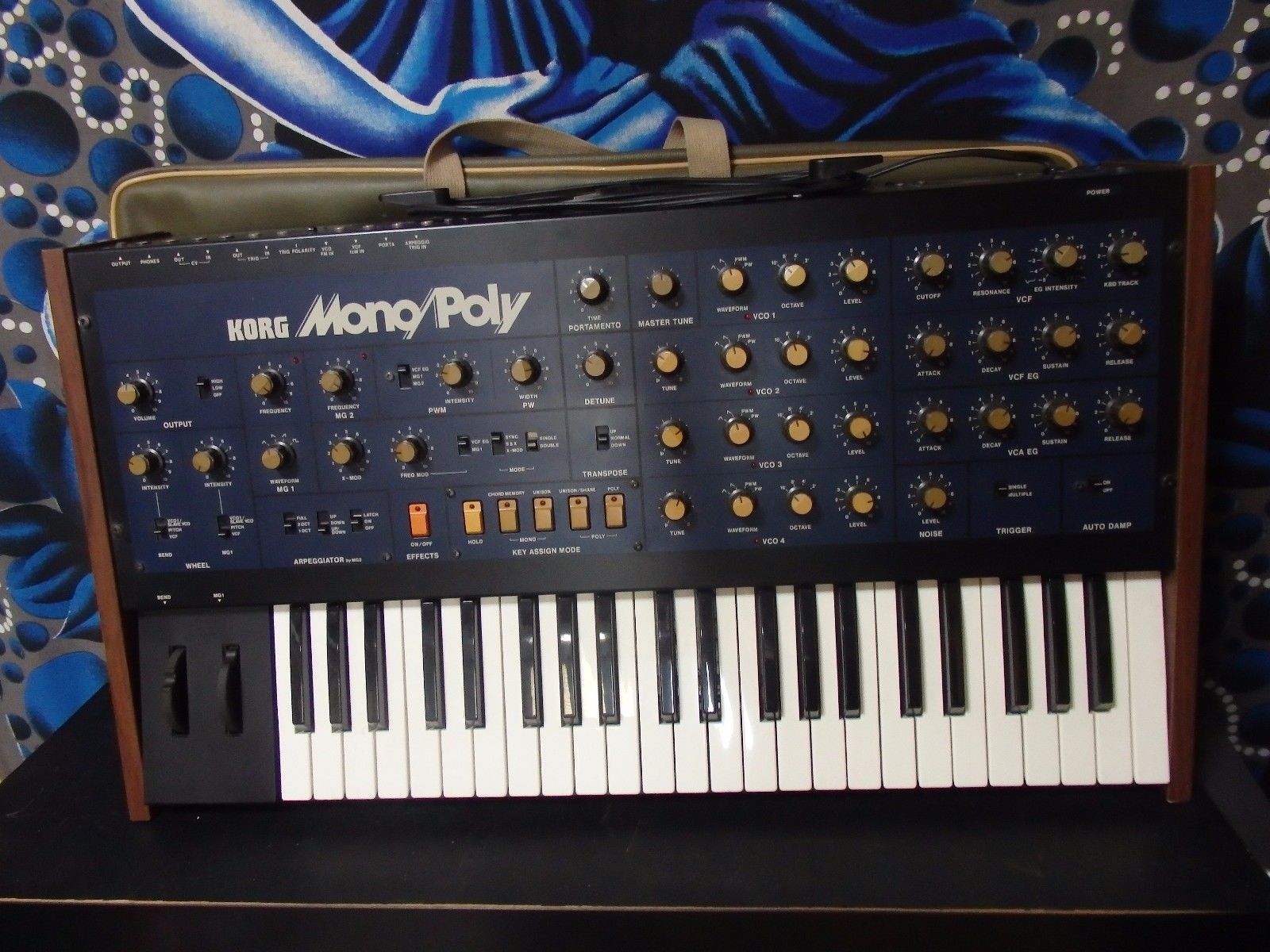 MATRIXSYNTH: Vintage Korg MP-4 Mono/Poly Analog Synthesizer SN 370868 w ...