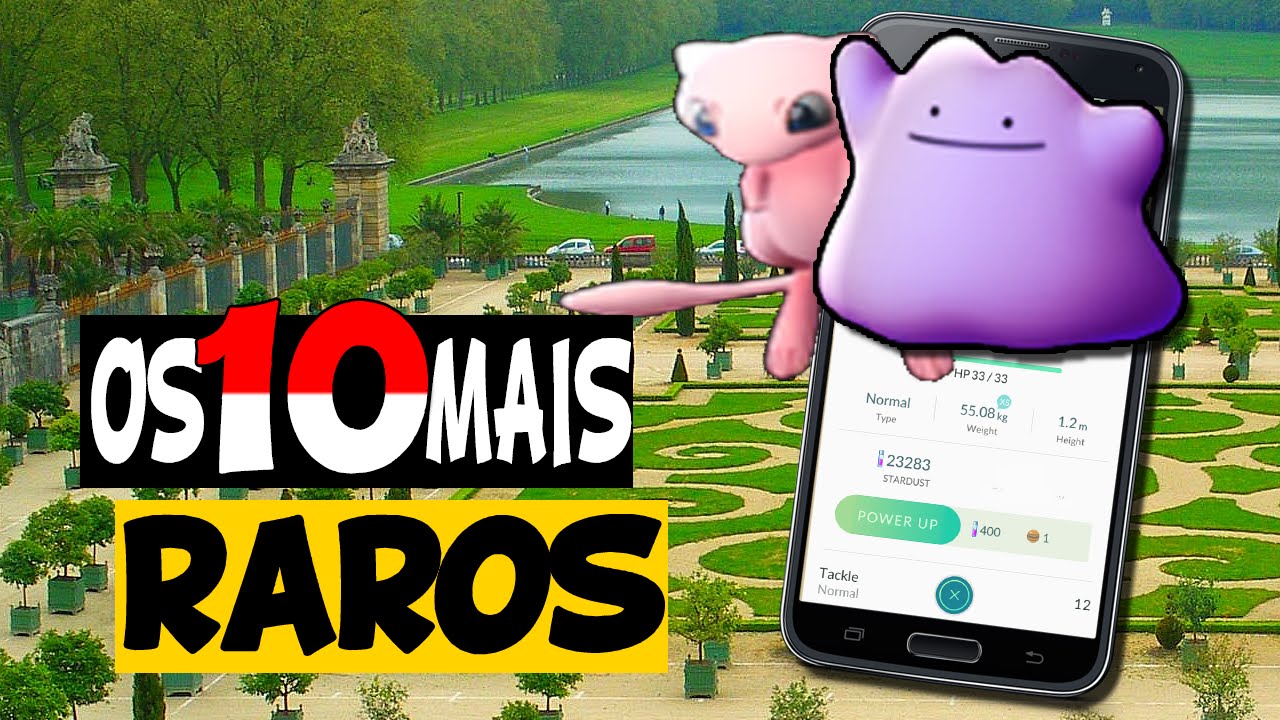 OS 10 POKÉMON MAIS RAROS ~ Pokemon Go Brasil
