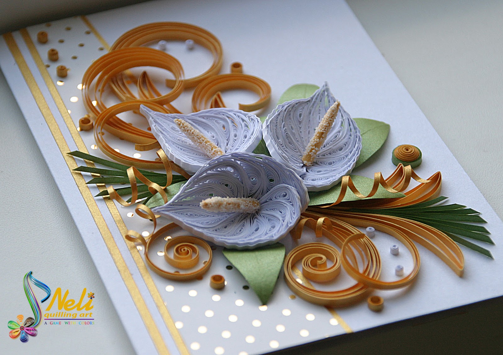 Neli Quilling Art: Calla lily