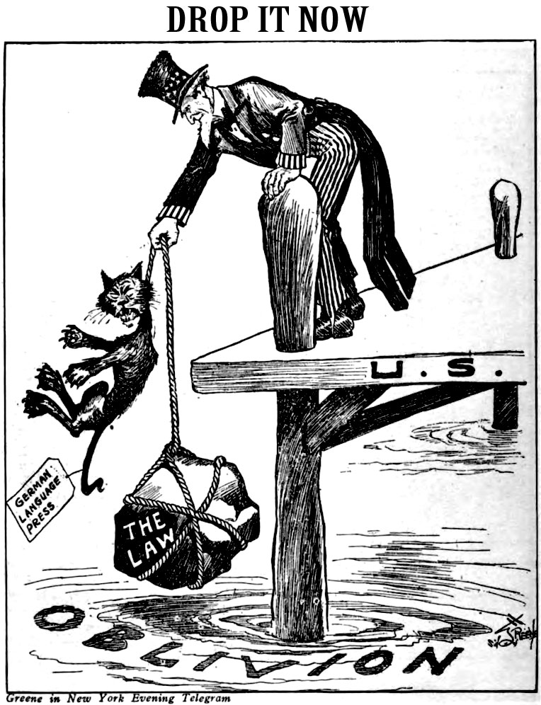 Berge's Cartoon Blog: Hält die Klappe und Geh Raus!