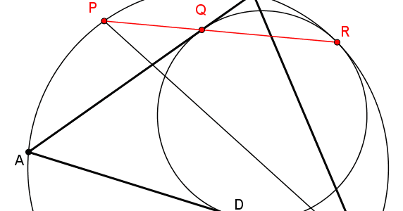 GeoDom: Colinealidad Asociada al Incírculo Mixtilíneo de un Triángulo