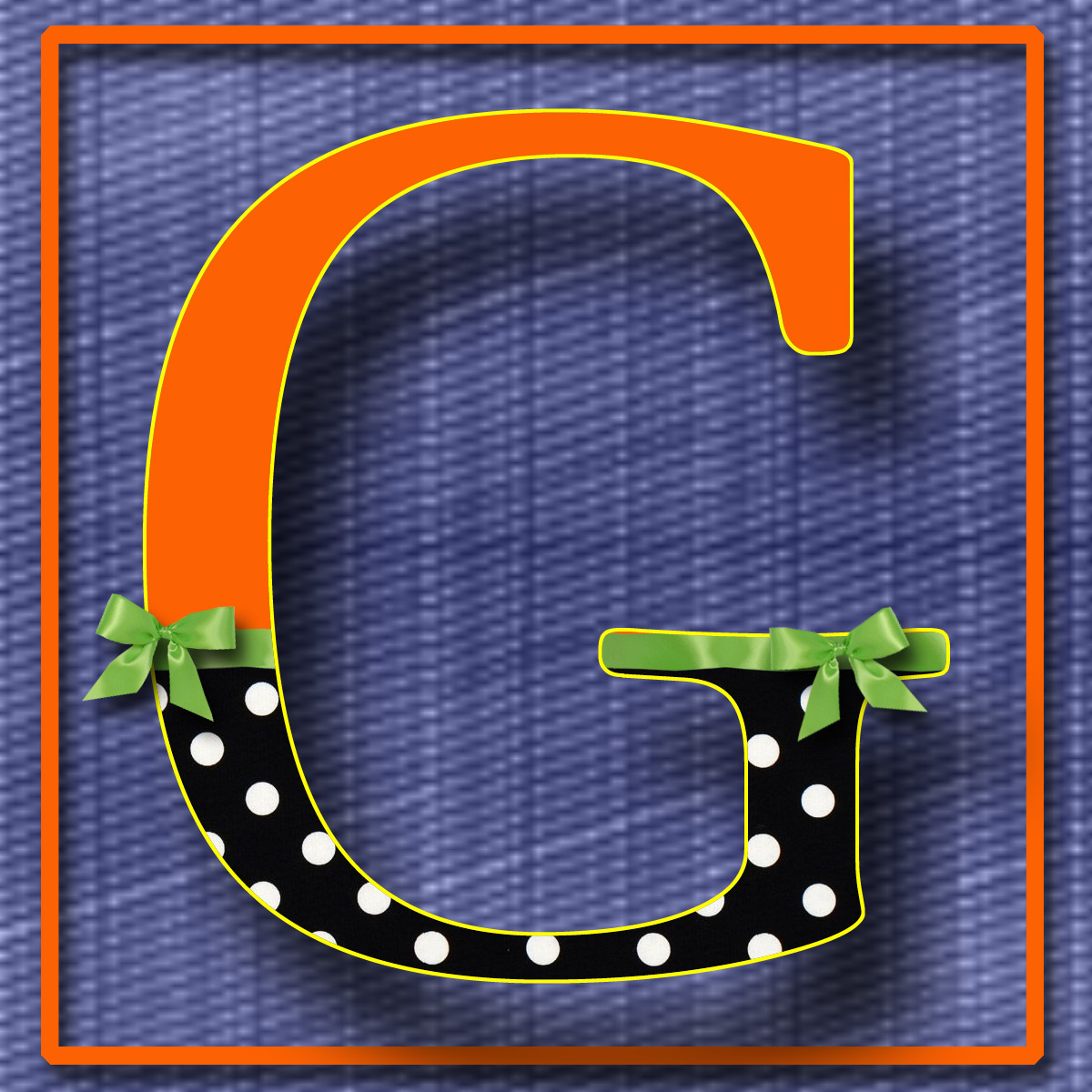 GRANNY ENCHANTED'S BLOG: "Halloween Polka" JPG Free Scrapbook Alphabet