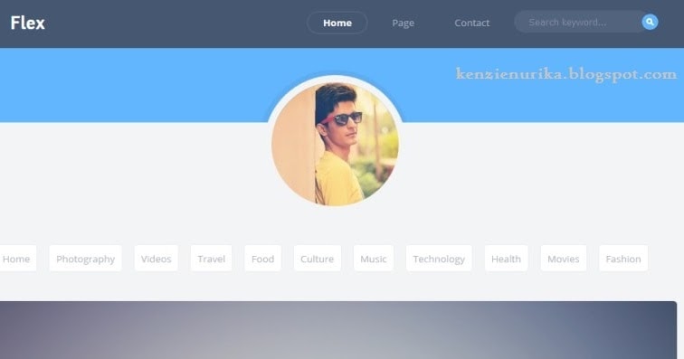 Flex Blogger template
