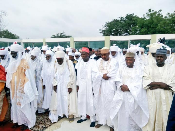 Photos: Emir of Kano leads Muslim faithfuls in special Eid prayers