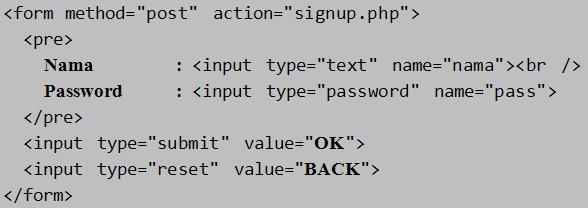 Computer & Networking: Penggunaan Form pada HTML