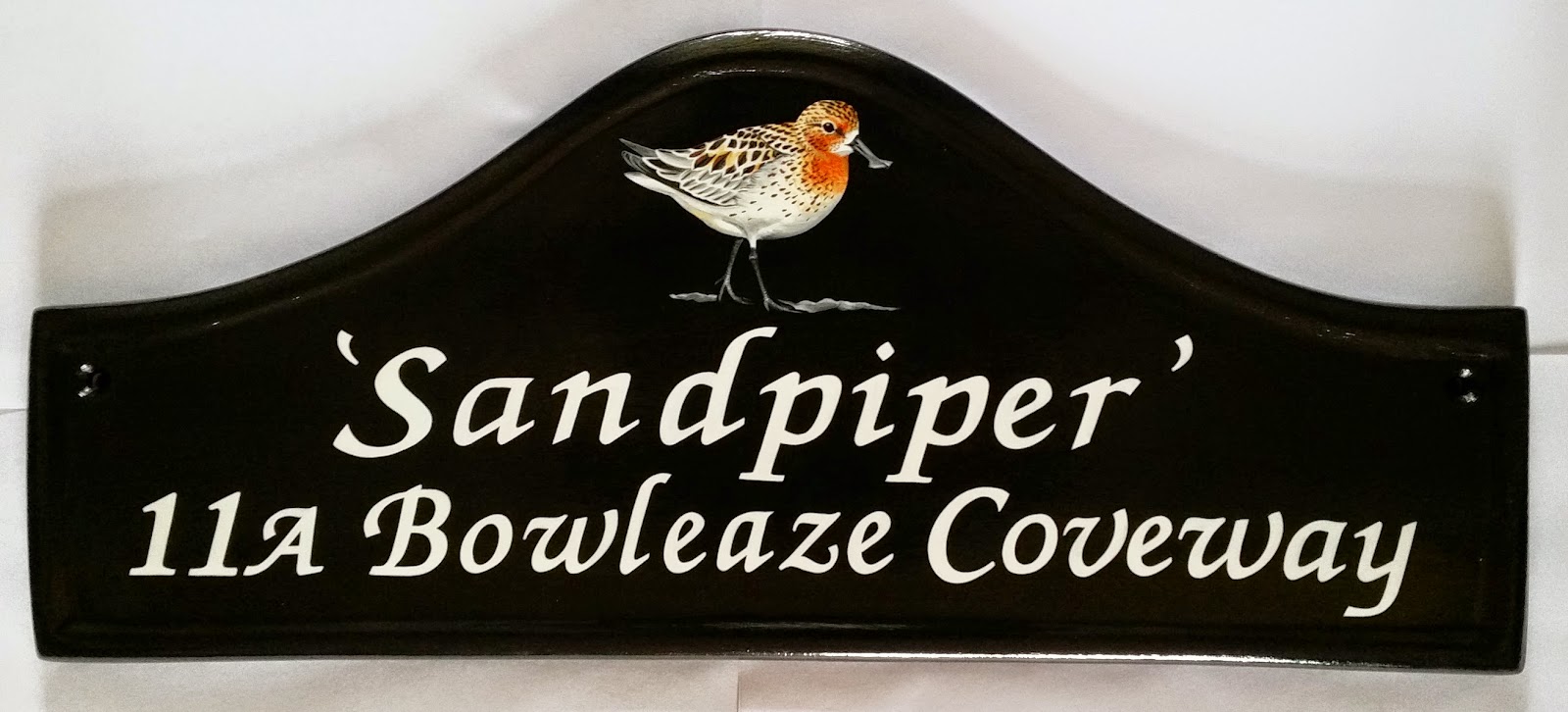 Hand Painted House Signs by Ceramic Art: House Signs House Plaques and ...