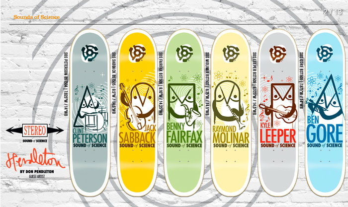 EASTERN BOARDER LEOMINSTER: Stereo skateboards X Don Pendleton