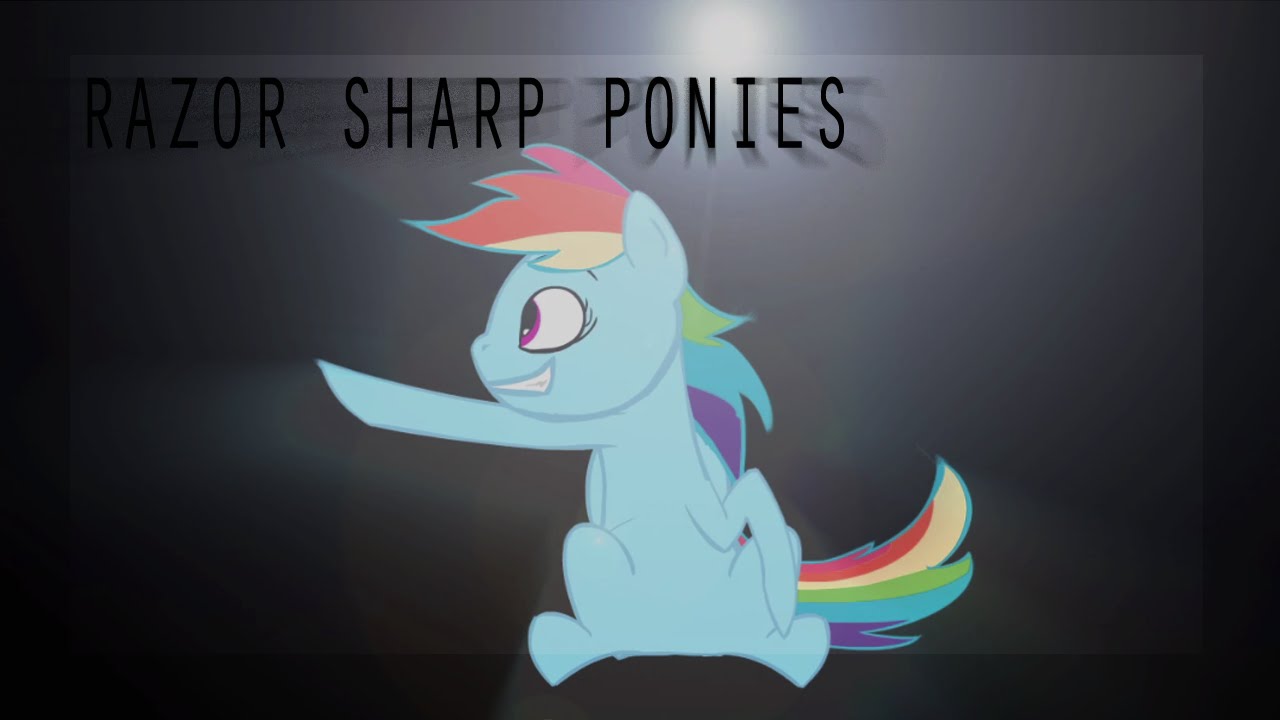 Equestria Daily - MLP Stuff!: Short Animation: Razor Sharp Ponies