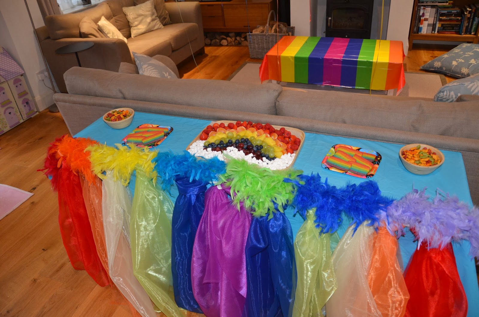 Chrissie Crafts: The Rainbow Party...