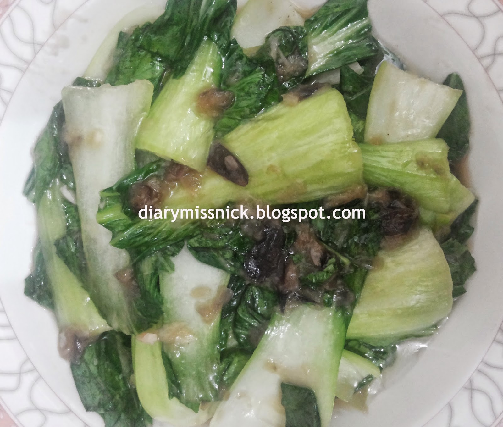 Resipi Sayur Pak Choy Super Simple