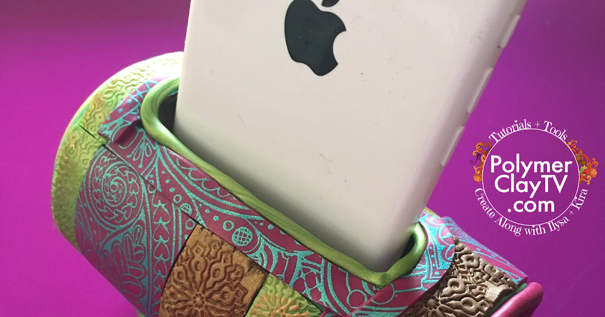 Polymer Clay TV Create Along with us: How to do a polymer clay washi ...