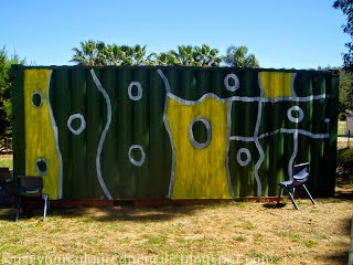 Use Your Coloured Pencils: Sea Container Mural