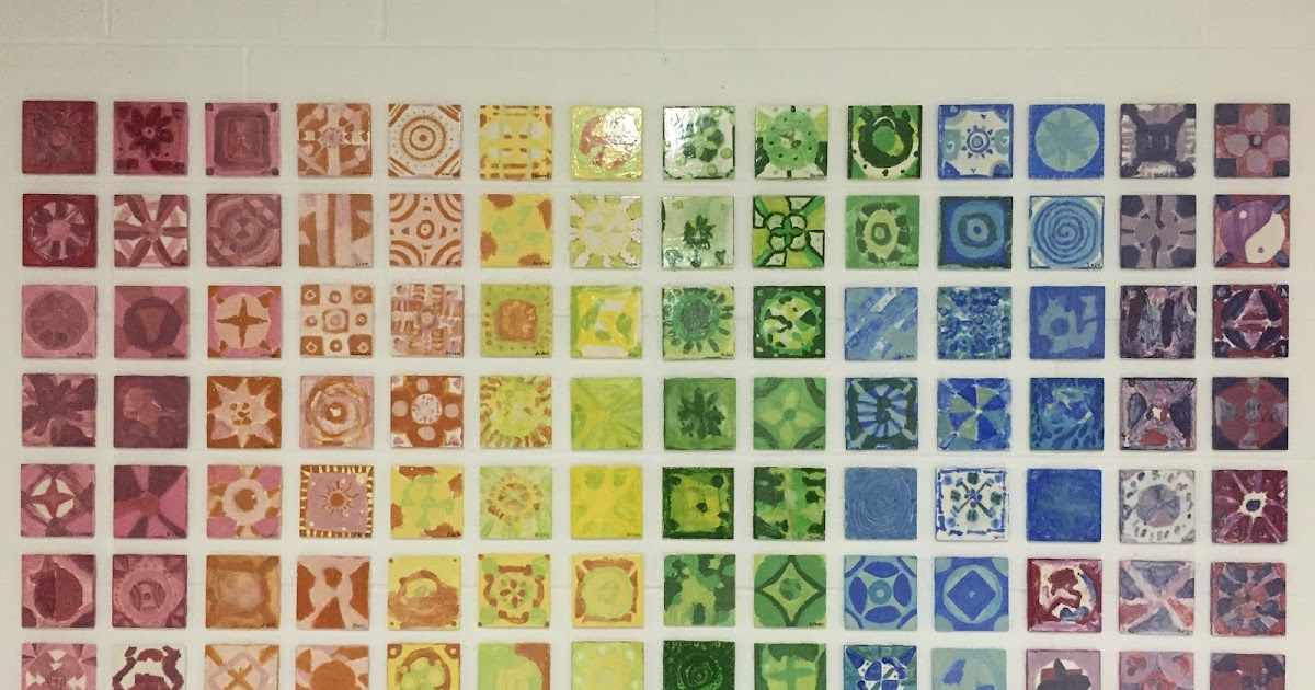Ms. Curry's Art Room : Fourth Grade Tile Mosaic
