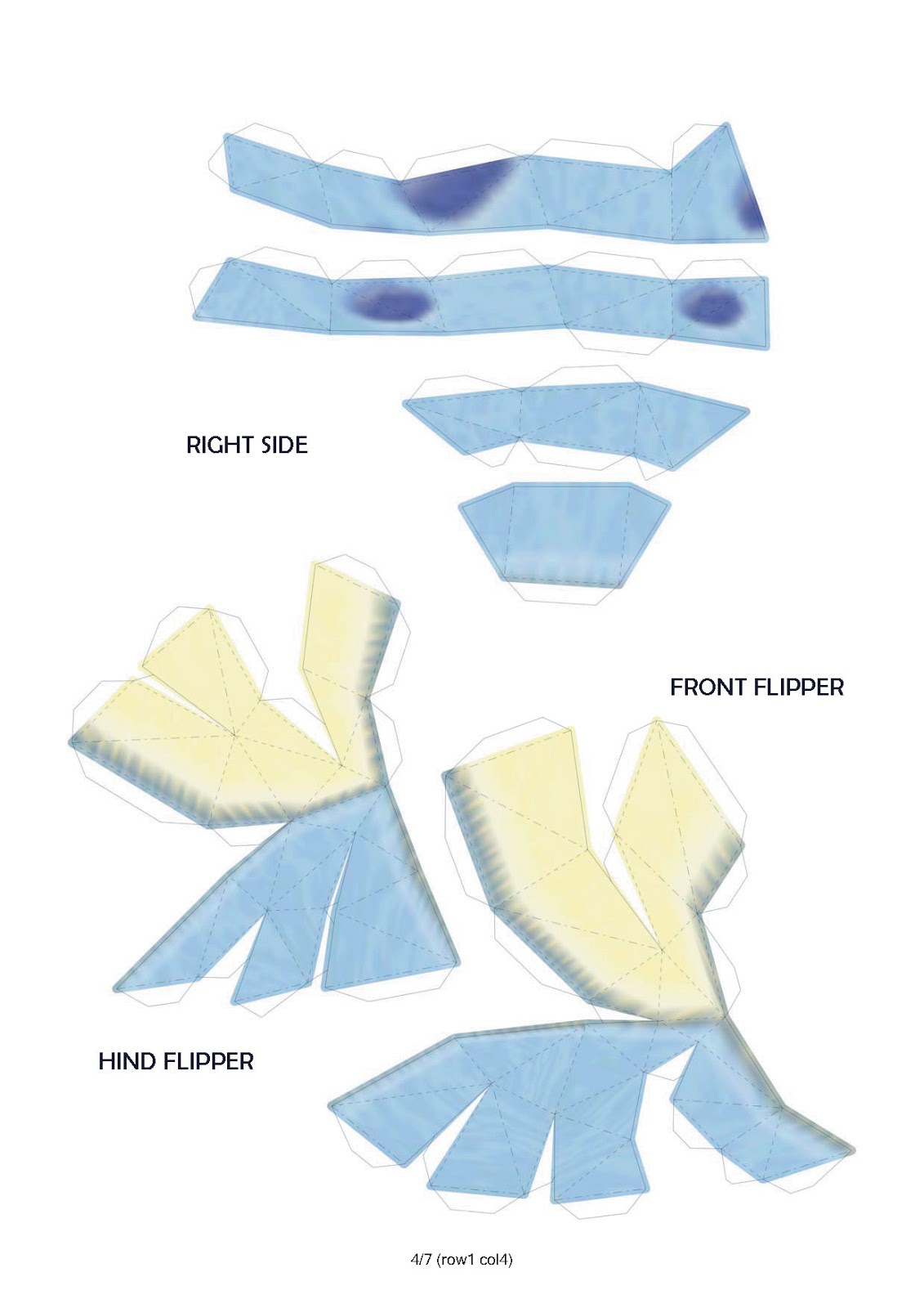 Lapras - CASA DO PAPERCRAFT