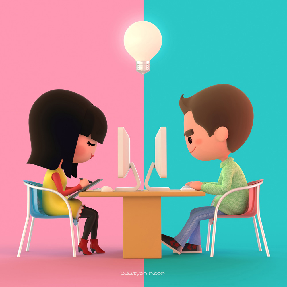 Lovely Characters by Yinxuan Li Dezarmenien | Computer Graphics Daily News