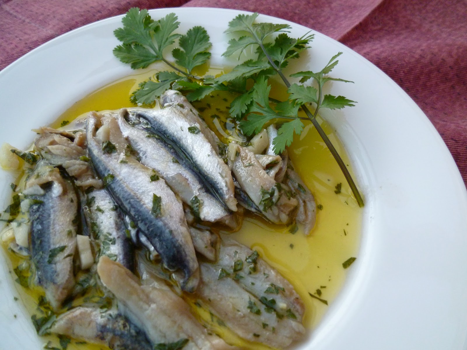 Aprendiendo Macrobiótica: Boquerones en vinagre