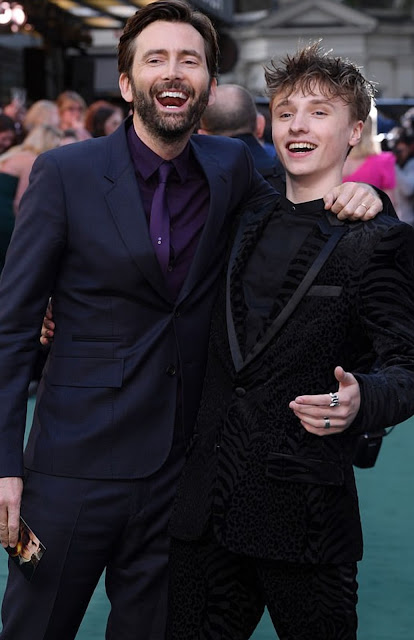 PHOTOS: David Tennant Supports His Son Ty At Tolkien Premiere