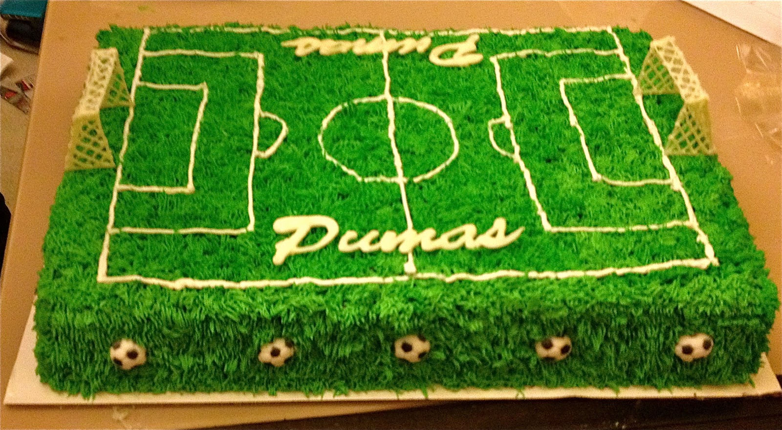 CAKES BY ARIANA AND CORRYN: Pumas Soccer Cake