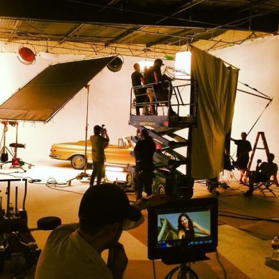 victorious/actores: foto de la grabacion del video musical de gold