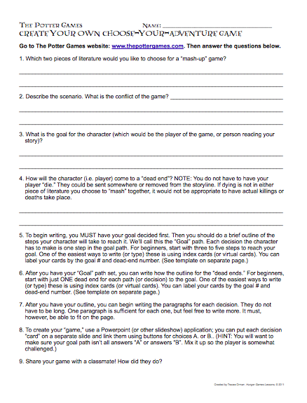 Choose Your Own Adventure: Reading & Writing Activity - Classroom Freebies